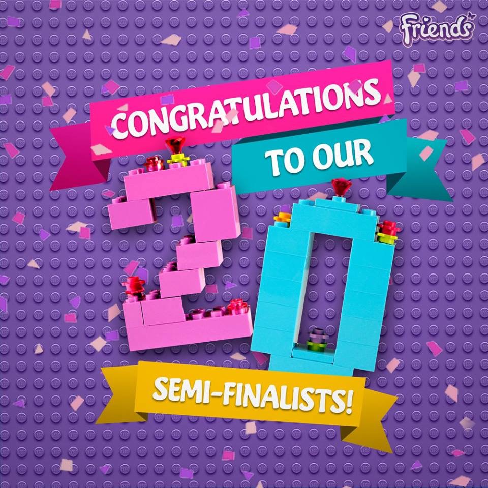 Lego Friends Designer Competition – Semi Finalists Announced